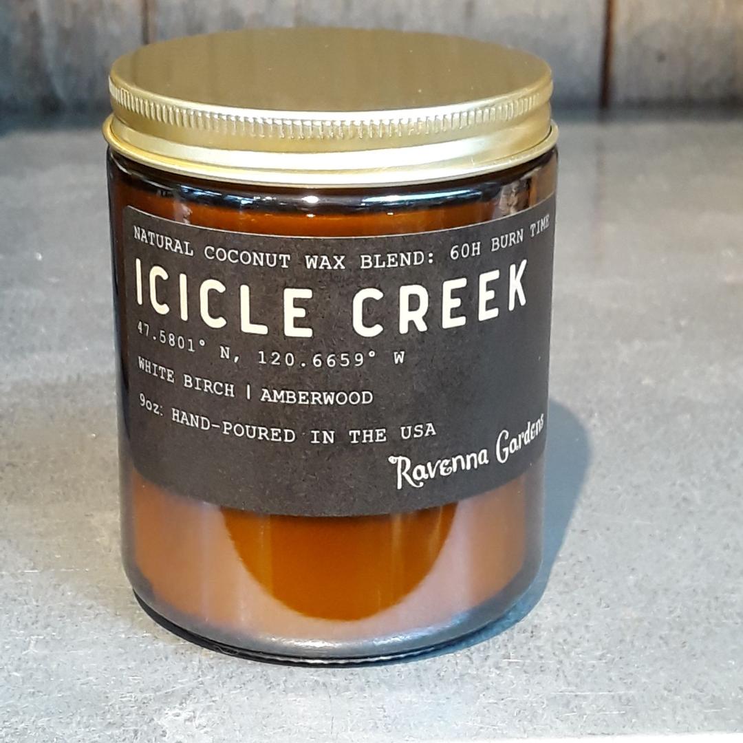 - Ravenna Gardens Signature Candle - Icicle Creek #205005